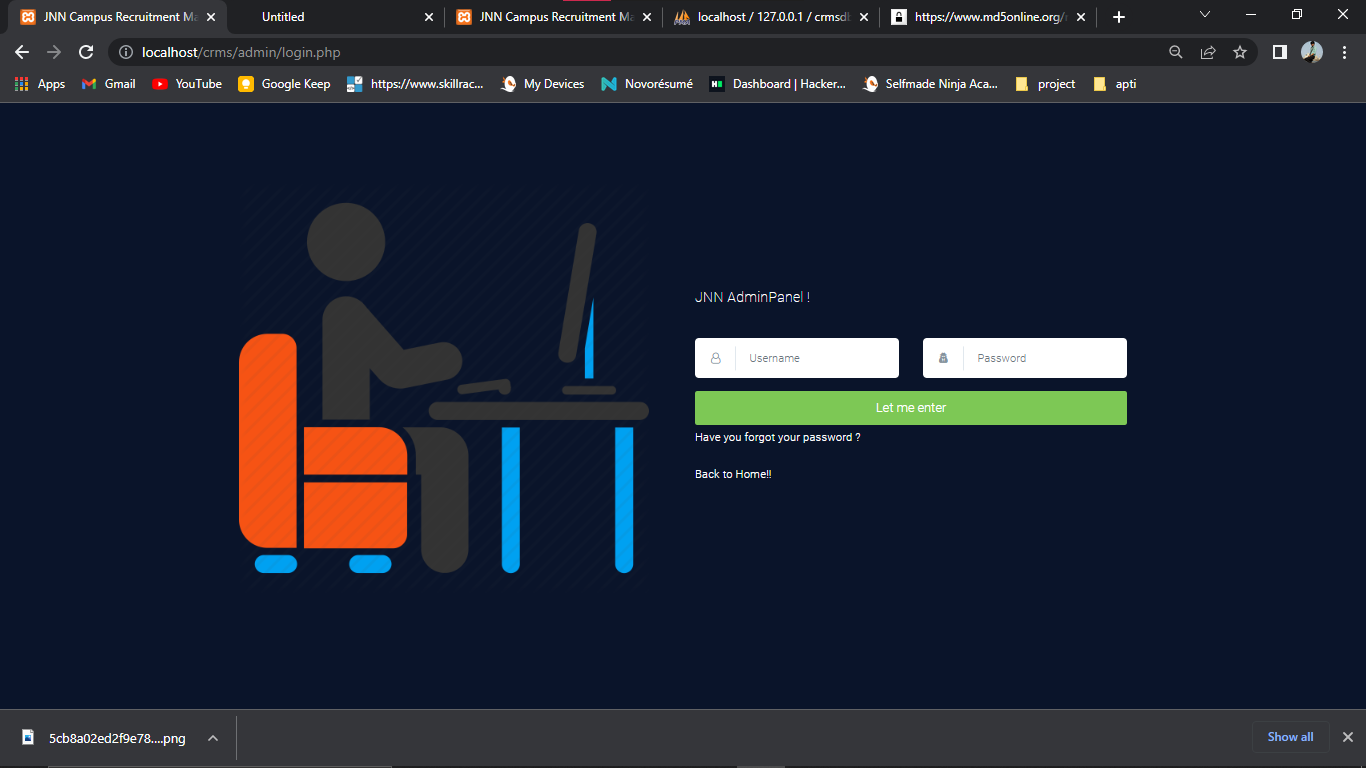 GitHub - litheesh03/Campus-Recruitment-System