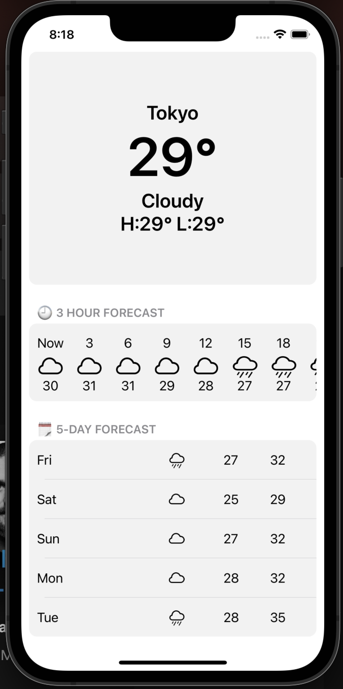 GitHub - daiyadeguchi/Mock-Weather-App: Weather App