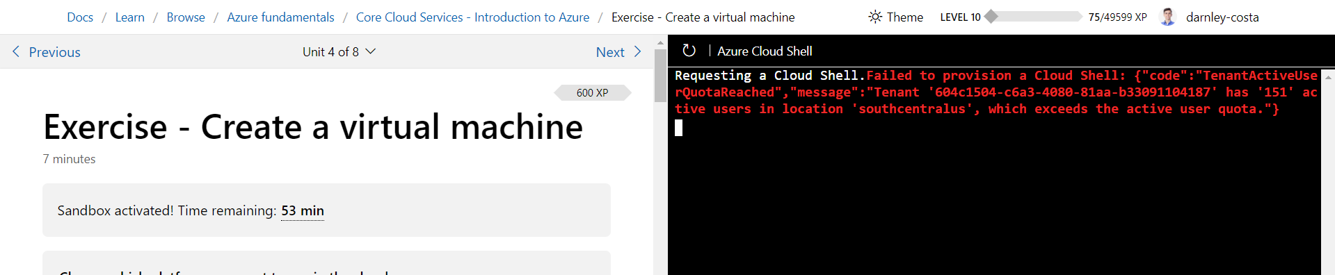Tenant Active User Quota Reached · Issue #1672 · MicrosoftDocs/feedback · GitHub