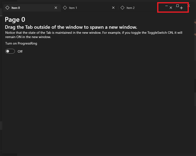 WinUI 2.6 TabView places controls under window controls · Issue #5361 ...