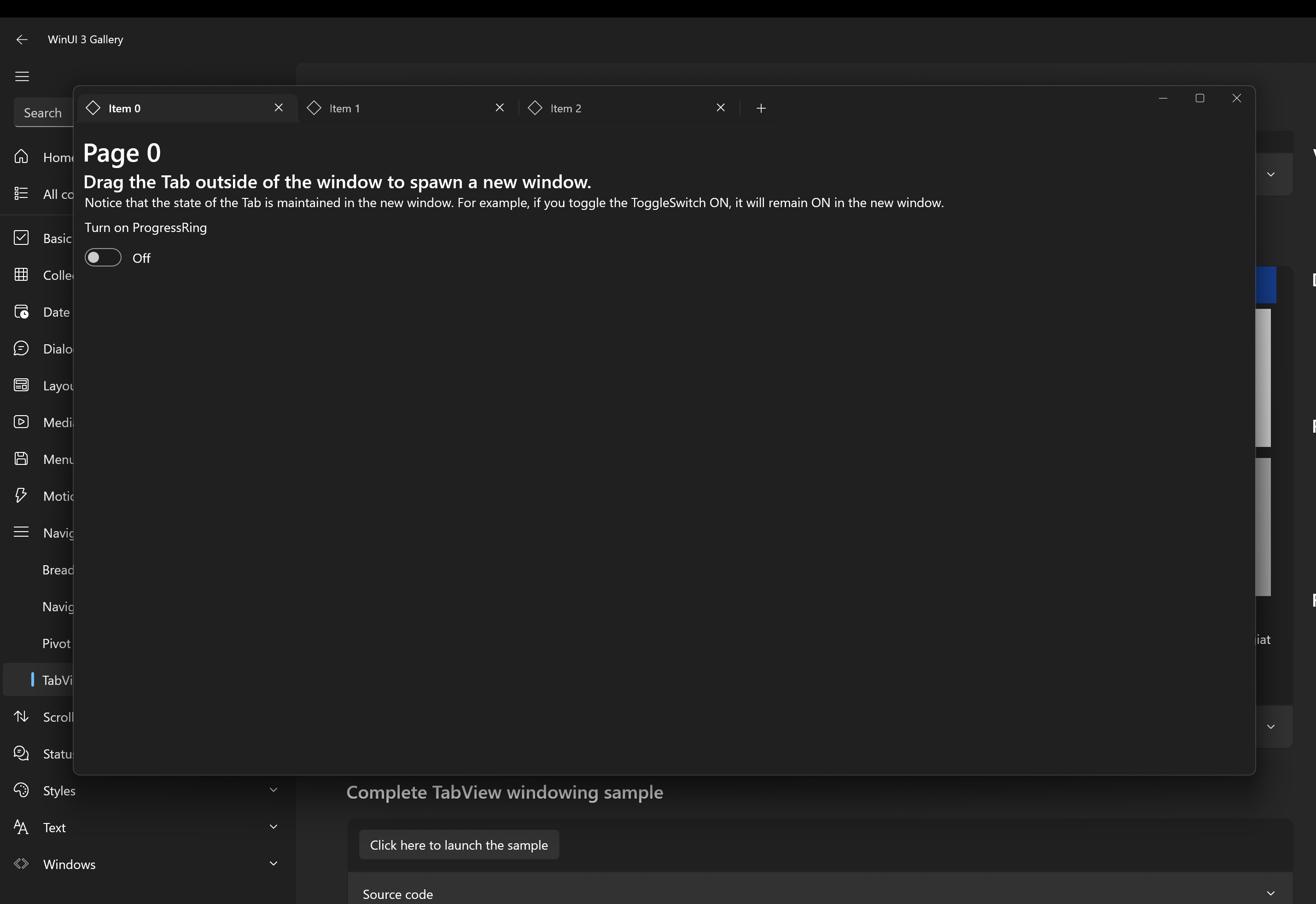 WinUI 2.6 TabView places controls under window controls · Issue #5361 · microsoft/microsoft-ui ...