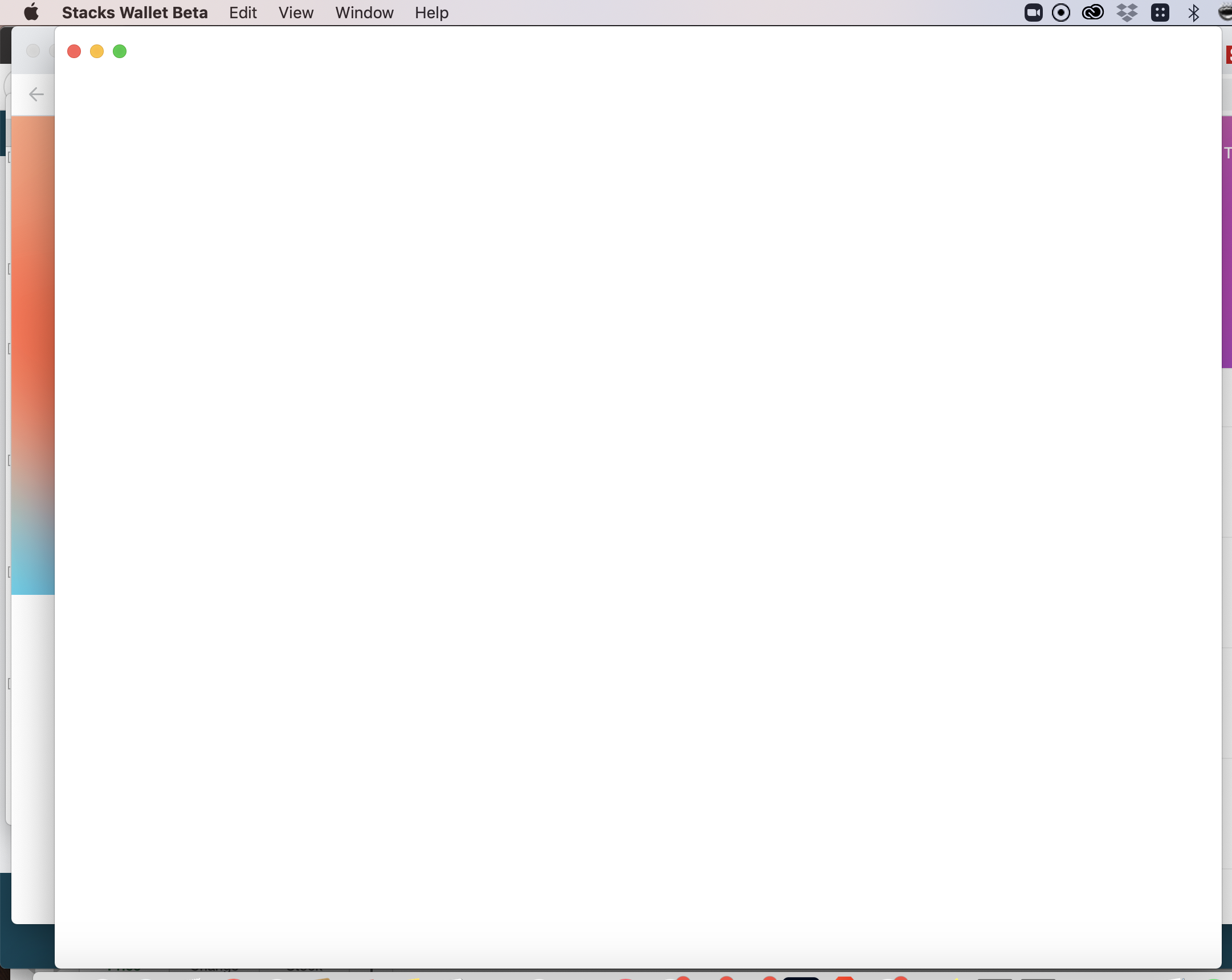 stacks wallet opening up to all white screen · Issue #392 · leather-io ...