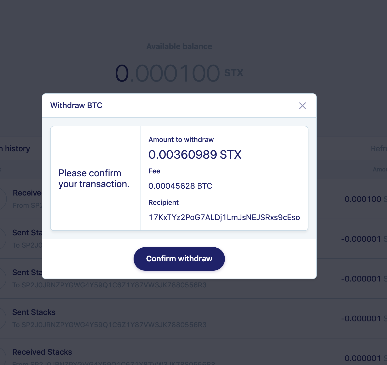 Infinite loop when trying to sign a transaction with Trezor · Issue #270 · leather-io/desktop ...