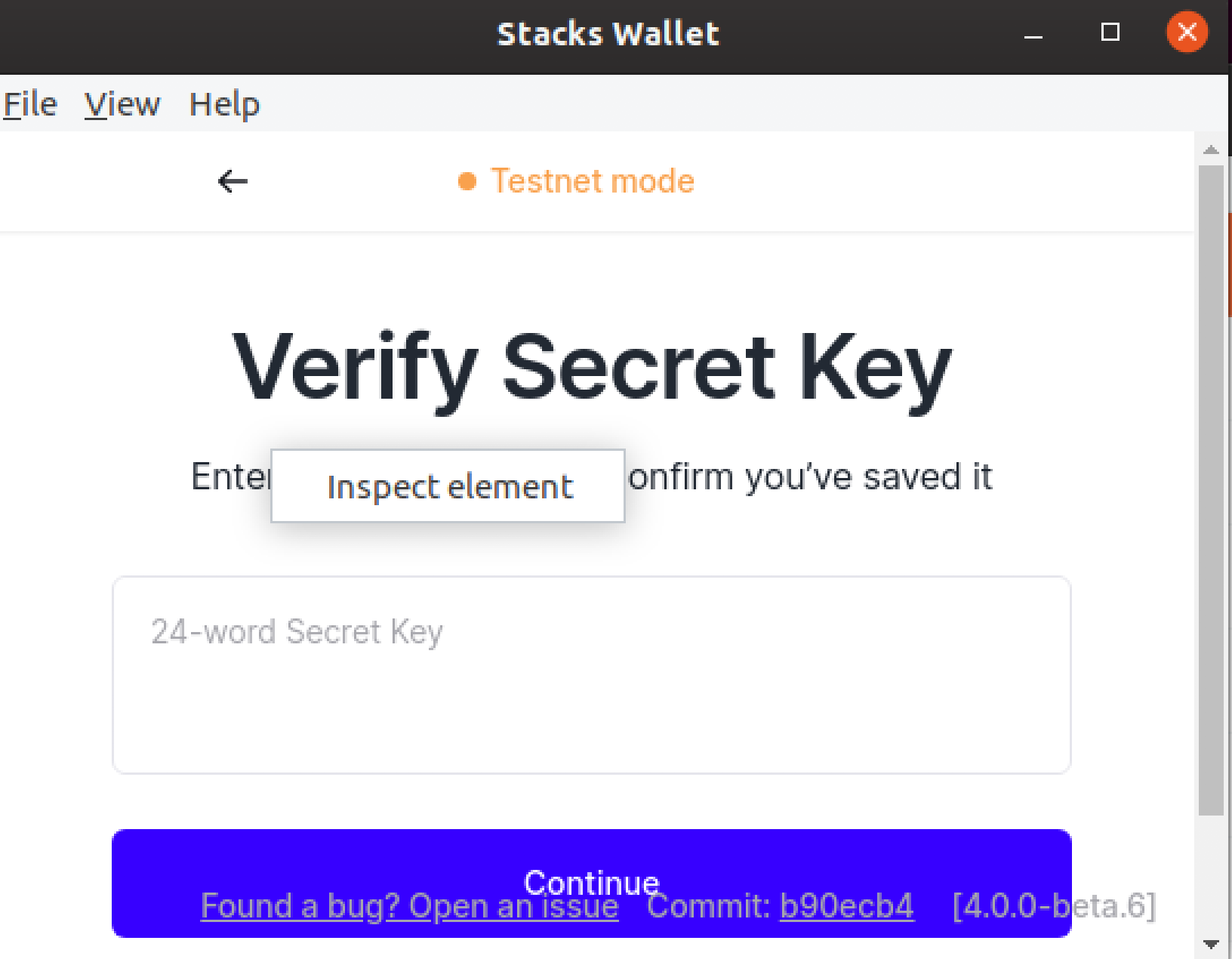 Linux/Gnome context menus not opening · Issue #241 · leather-io/desktop · GitHub