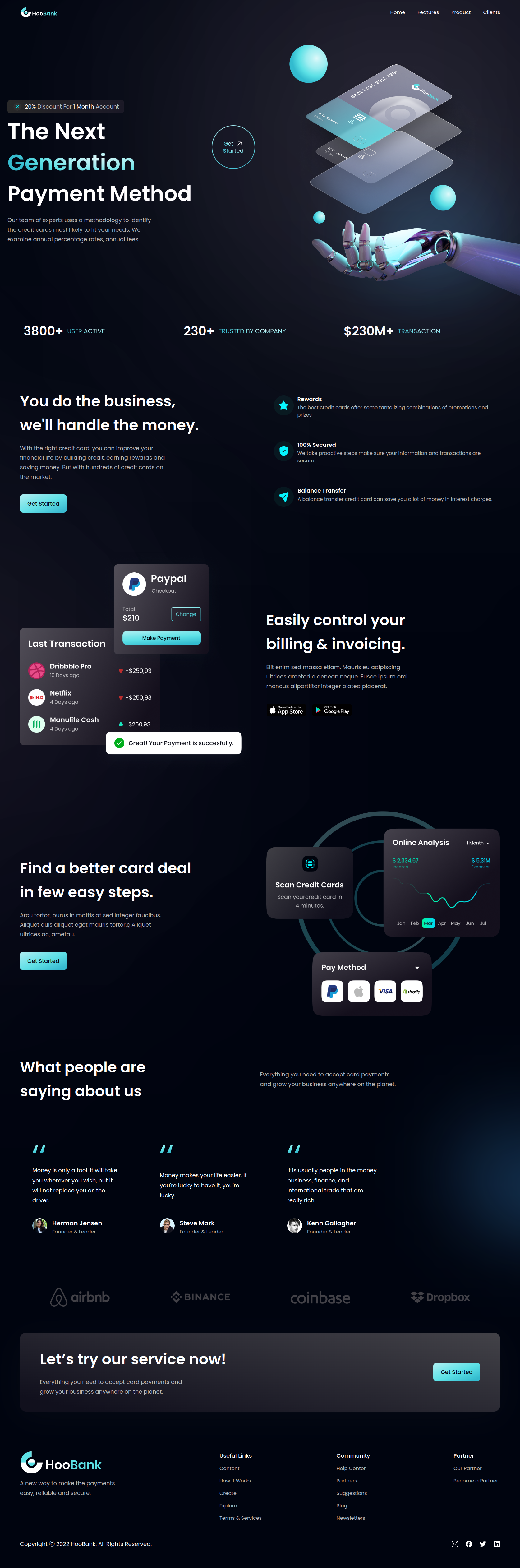GitHub - VitorGuilhermo/landing-page-bank-react-tailwind: Landing page ...