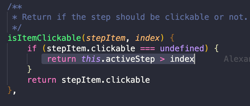 Disable step in steps component? · Issue #2098 · buefy/buefy · GitHub