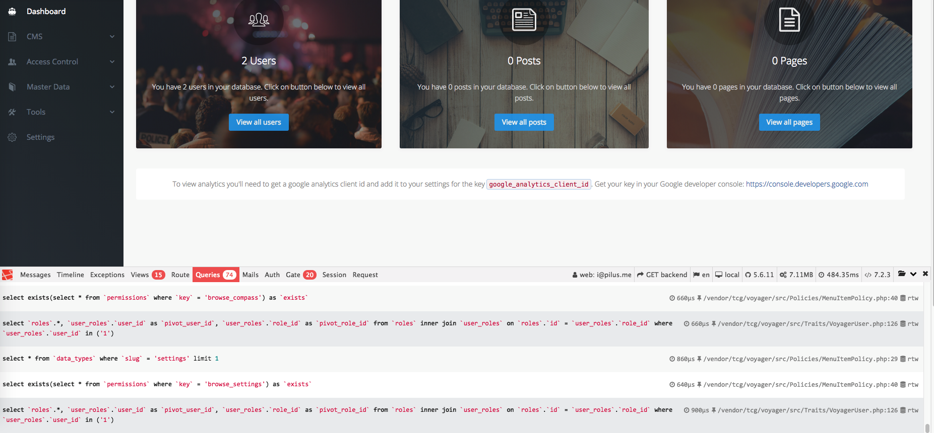 excessive queries · Issue #2805 · thedevdojo/voyager · GitHub