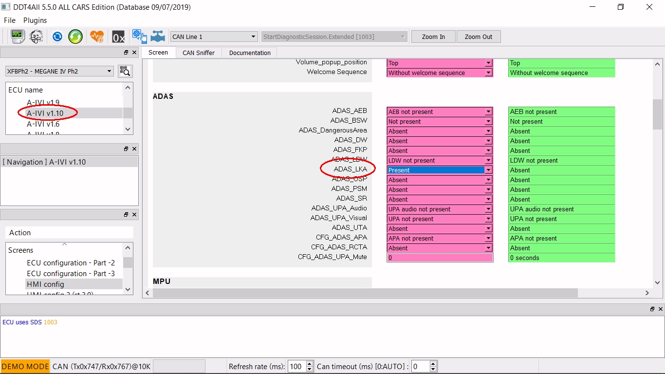 Activation LKA Scenic IV · Issue #35 · cedricp/ddt4all · GitHub