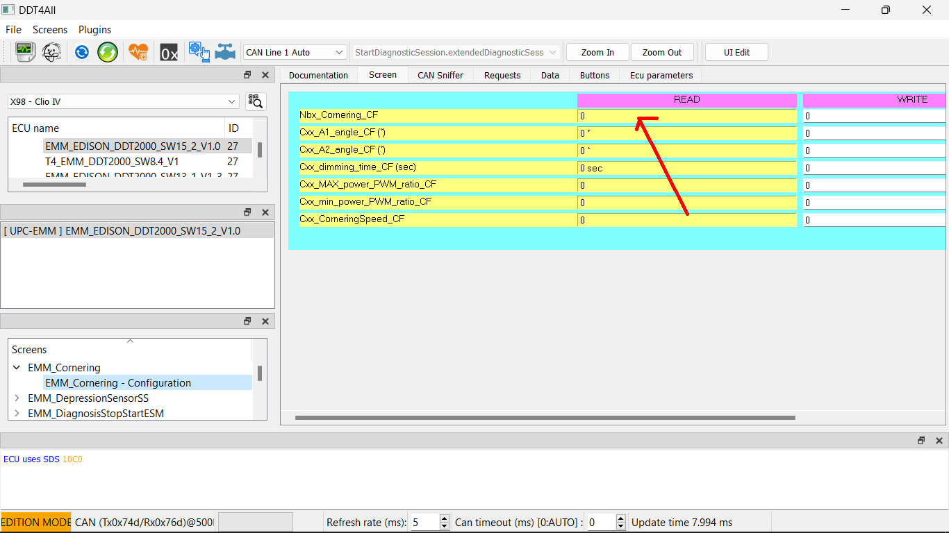 Cornering Clio · Issue #144 · cedricp/ddt4all · GitHub
