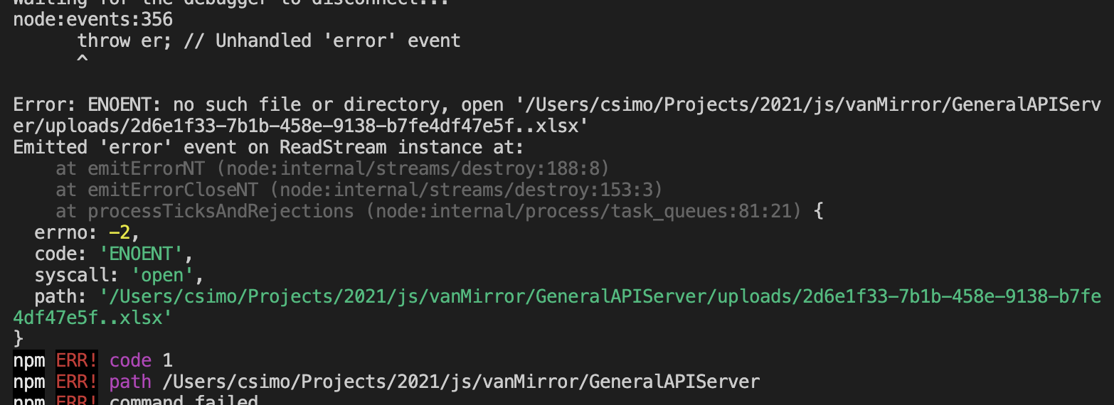Add error event handler to file stream · Issue #7340 · directus/directus · GitHub