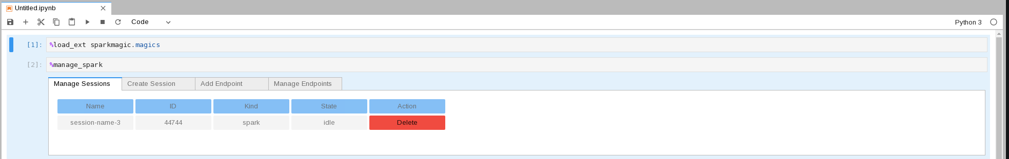 Jupyter Lab Issue In Showing The Output In Managespark Widgets · Issue 583 · Jupyter