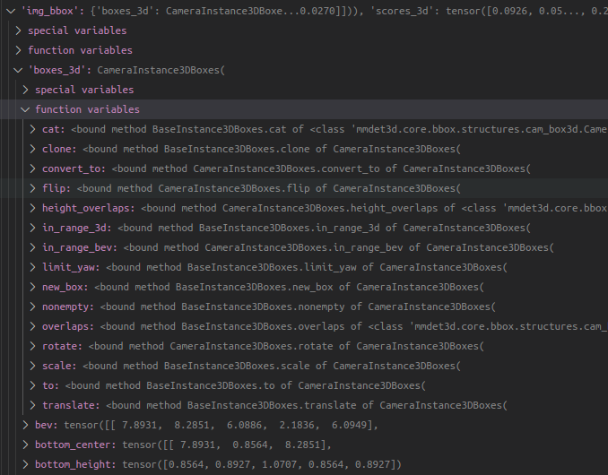 How to get a 2D bbox features from a 3D bbox(I have solved this problem, you can just close the ...
