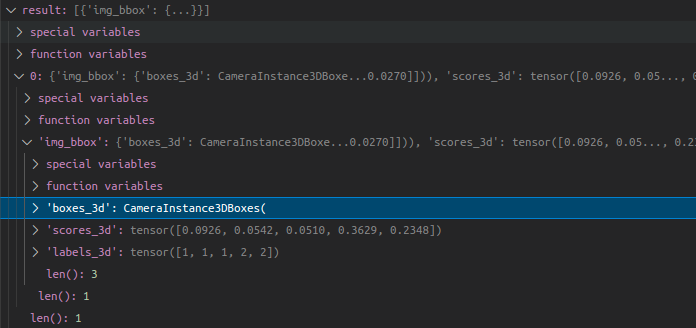 How to get a 2D bbox features from a 3D bbox(I have solved this problem ...