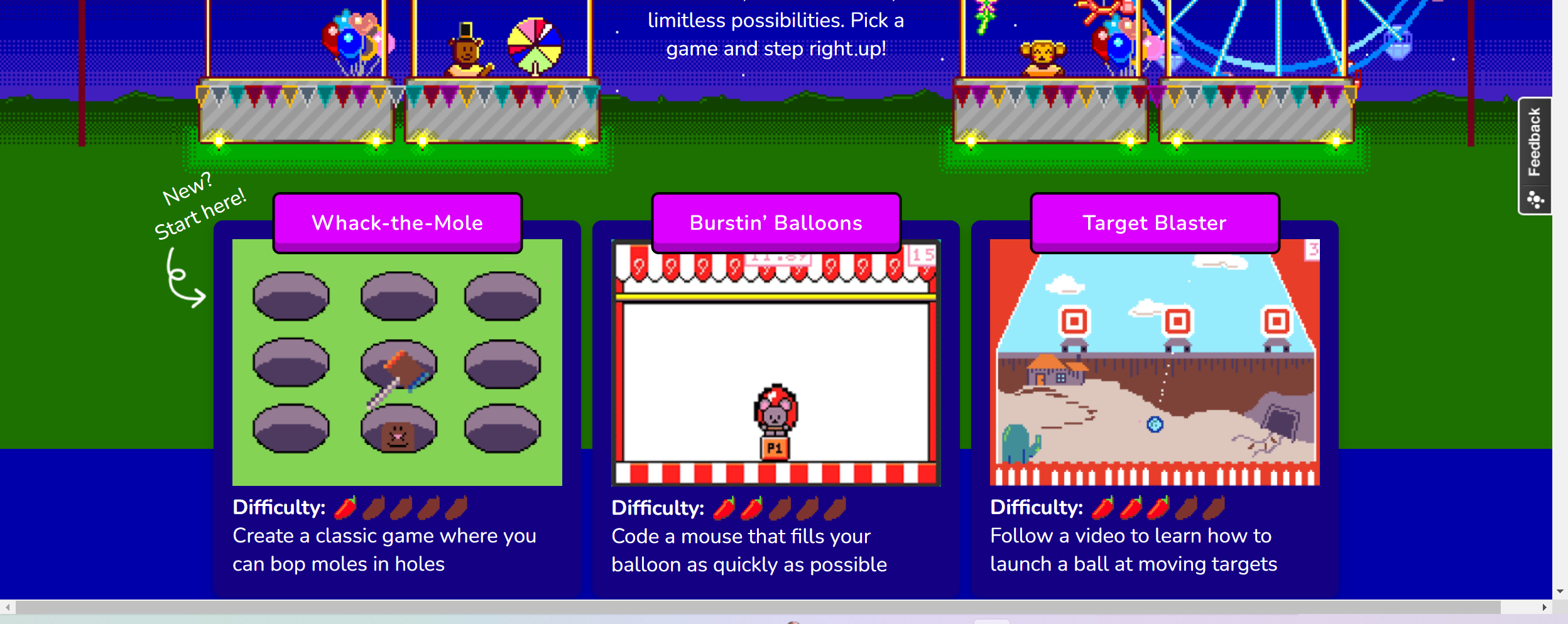 Hour Of Code Horizontal Scrolling · Issue 5055 · Microsoftpxt Arcade · Github 