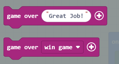 Blocks: Carnival "game over" performs differently than "game over" in ...