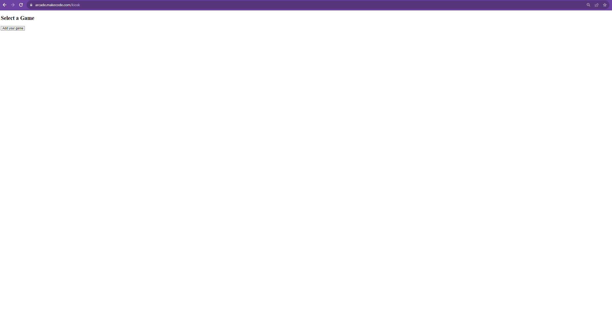 /kiosk not redirecting to /--kiosk with cache · Issue #6032 · microsoft/pxt-arcade · GitHub