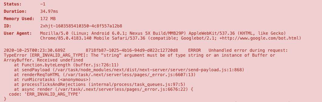 Next attempting to serve from invalidated cache ERR_INVALID_ARG_TYPE ...