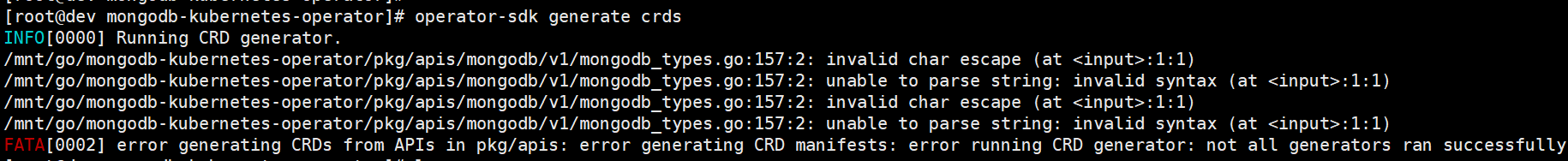Generate Crds Error · Issue 246 · Mongodbmongodb Kubernetes Operator · Github 0861