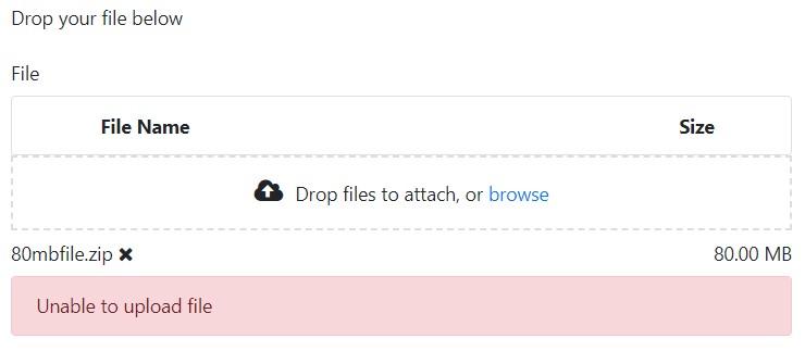 [bug] File Component Cannot Alter Unable To Upload File Message · Issue 4109 · Formio Formio