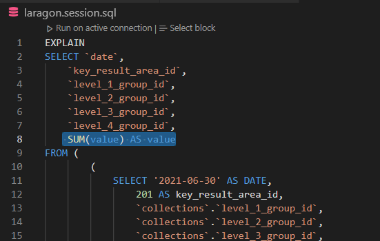 How to remove the blue highlighting? · Issue #844 · mtxr/vscode-sqltools · GitHub