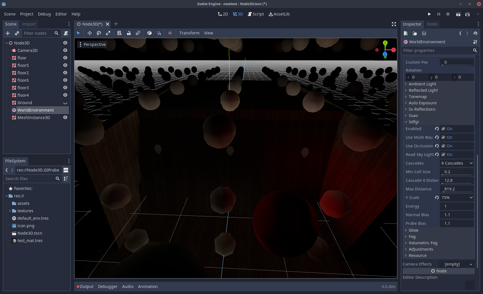 SDFGI: All SDFGI probes are black and does not illuminate geometry in ...