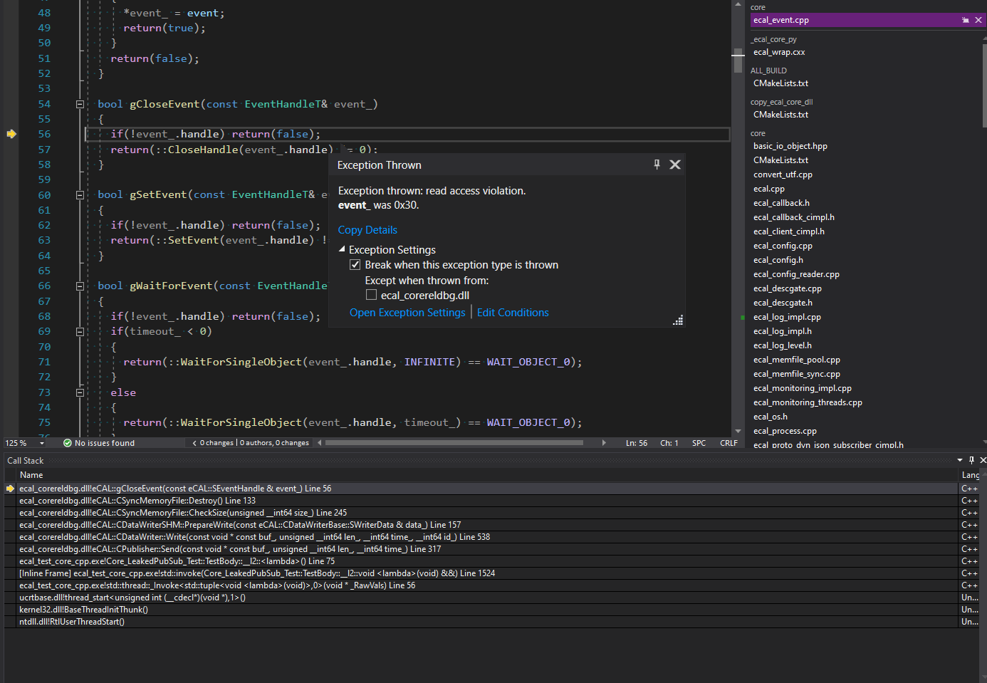 Possible Datarace when eCAL::Finalize() is called while data is still being send · Issue #705 ...