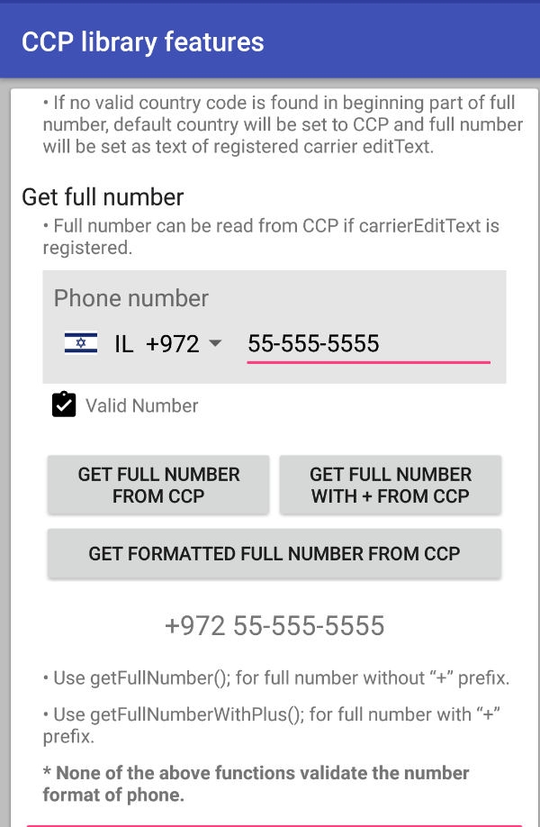 GetFullNumber Not Working For Country Code 972 Issue 323 Hbb20 GetFullNumber Not Working For Country Code 972 Issue 323 Hbb20