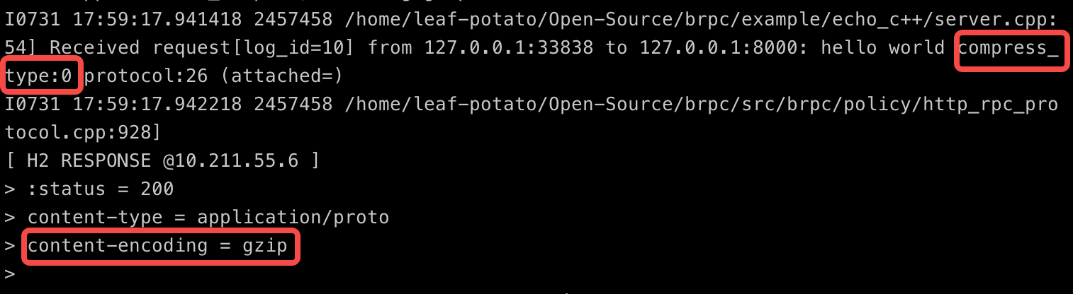 h2协议无法获取压缩方式 · Issue #2336 · apache/brpc · GitHub