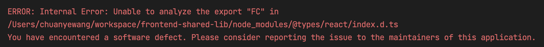 Api Extractor Can Not Bundle Typesreact With Config `bundledpackages Typesreact 