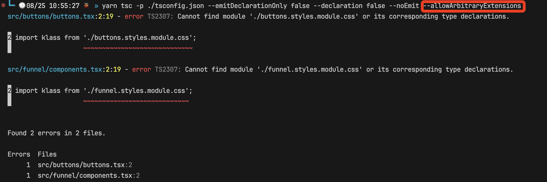 `allowArbitraryExtensions` does not work as expected · Issue #55507 ... `allowArbitraryExtensions` does not work as expected · Issue #55507 ...