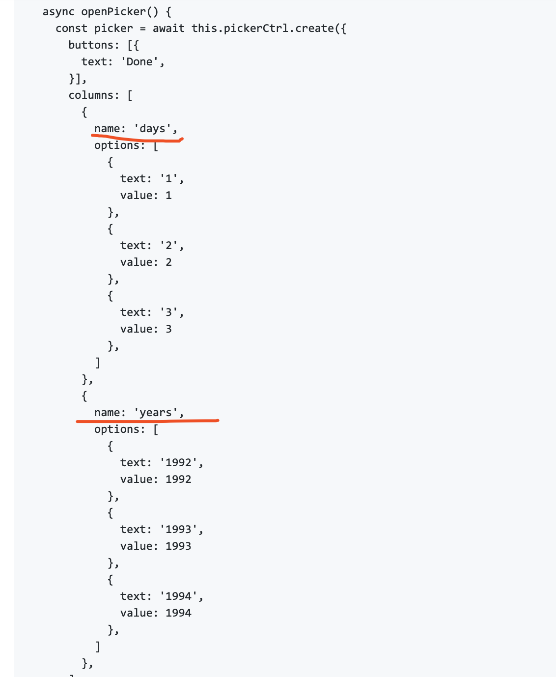 PickerController How to use · Issue #17820 · ionic-team/ionic-framework · GitHub