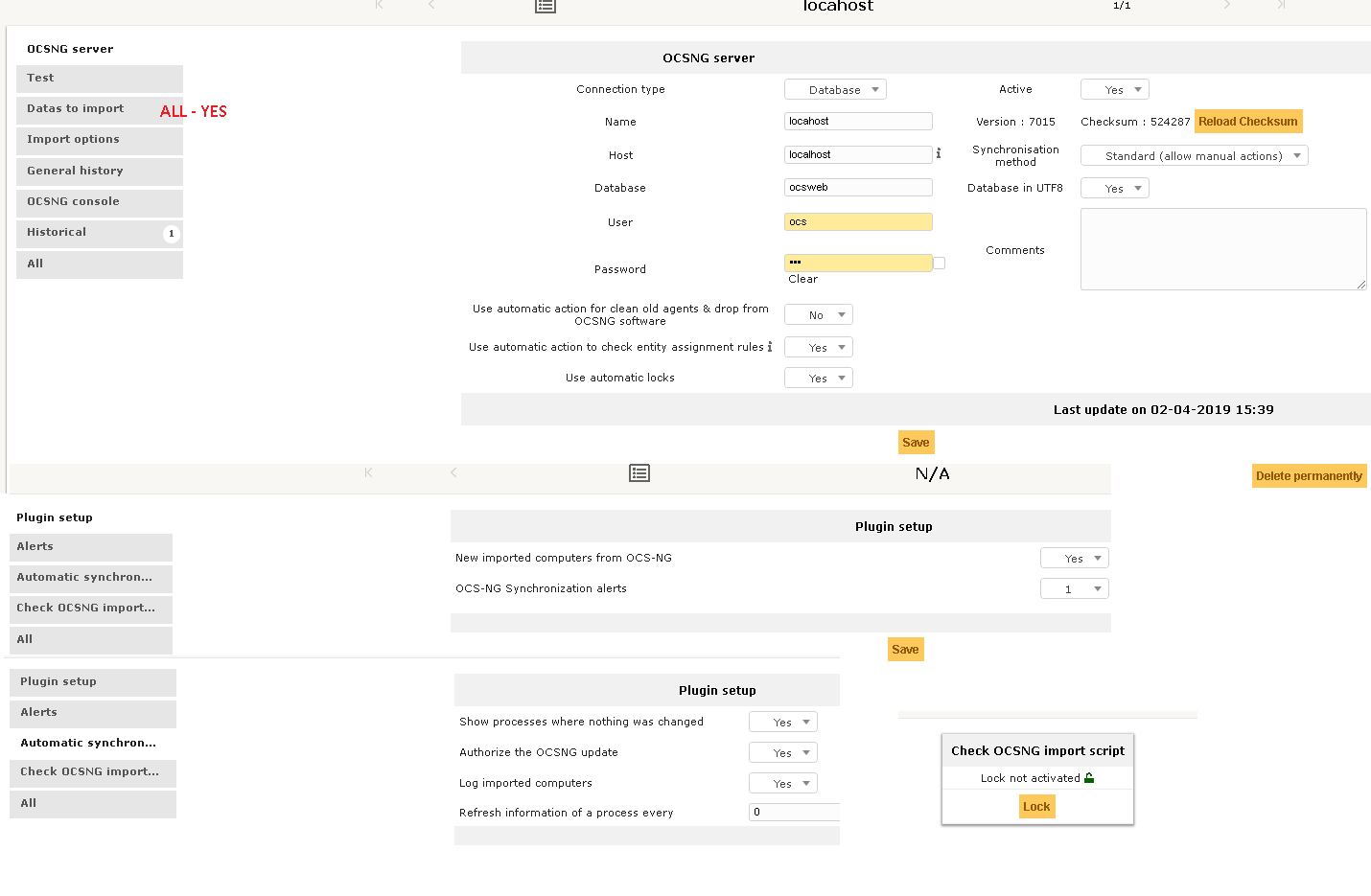 Automatic Synchronization not working · Issue #210 · pluginsGLPI/ocsinventoryng · GitHub
