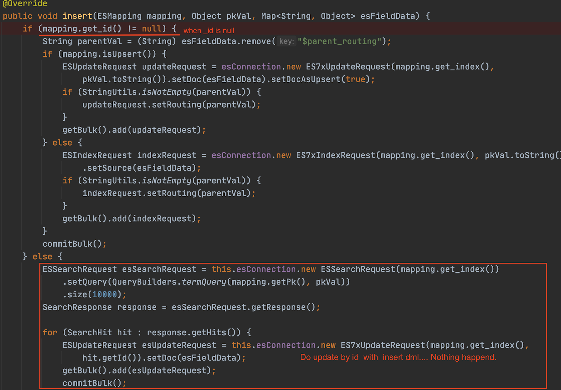 Insert dml Sync Failed From MySQL To ES7 · Issue #4322 · alibaba/canal · GitHub