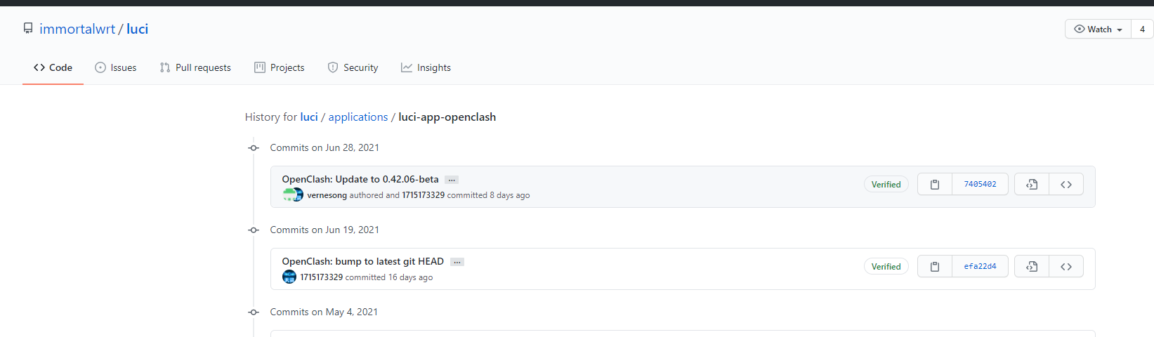 请教一个小白问题 openclash在哪个目录里啊 · Issue #61 · immortalwrt/luci · GitHub