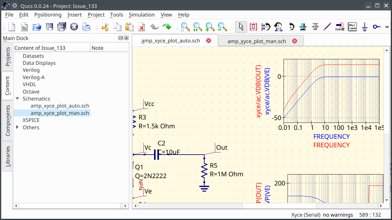 xyce examples don't work · Issue #133 · ra3xdh/qucs_s · GitHub