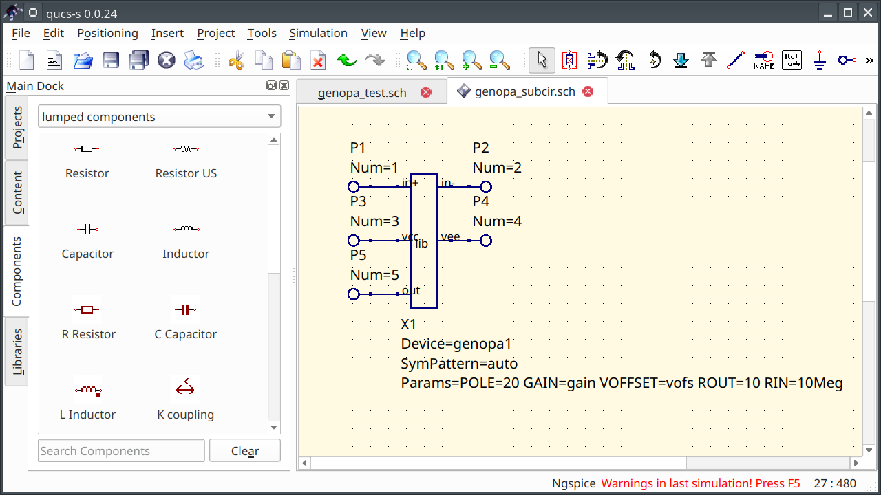 Passing params to subcircuit · Issue #146 · ra3xdh/qucs_s · GitHub
