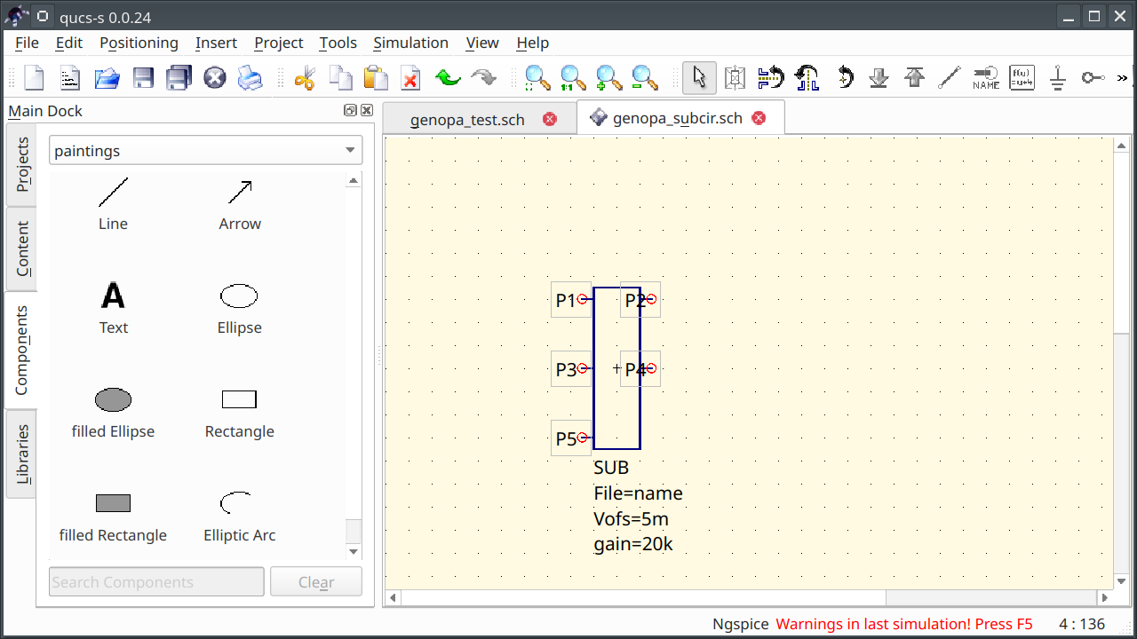 Passing params to subcircuit · Issue #146 · ra3xdh/qucs_s · GitHub