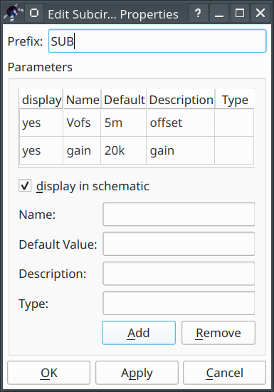 Passing params to subcircuit · Issue #146 · ra3xdh/qucs_s · GitHub