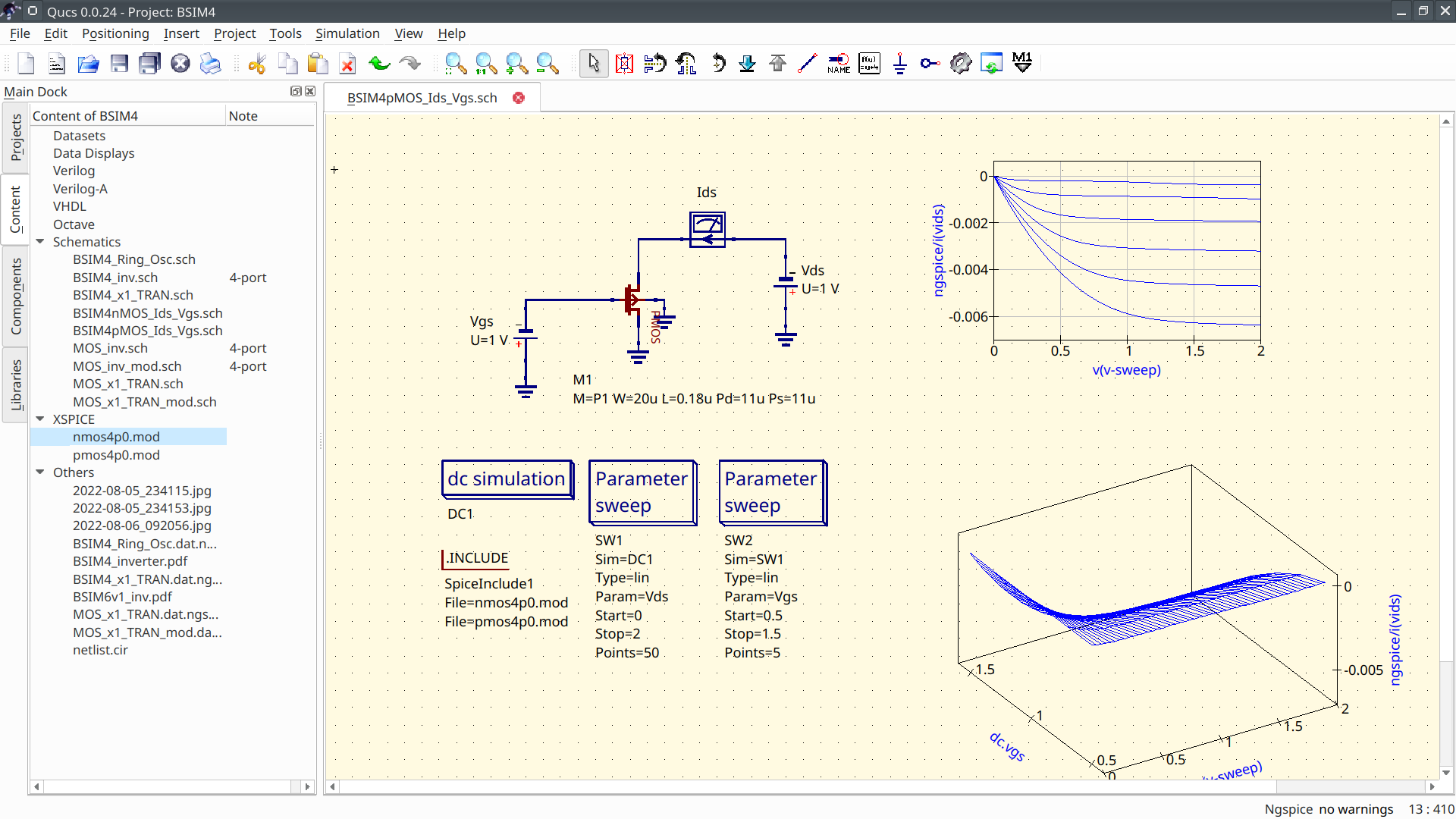 BSIM example projects · Issue #160 · ra3xdh/qucs_s · GitHub