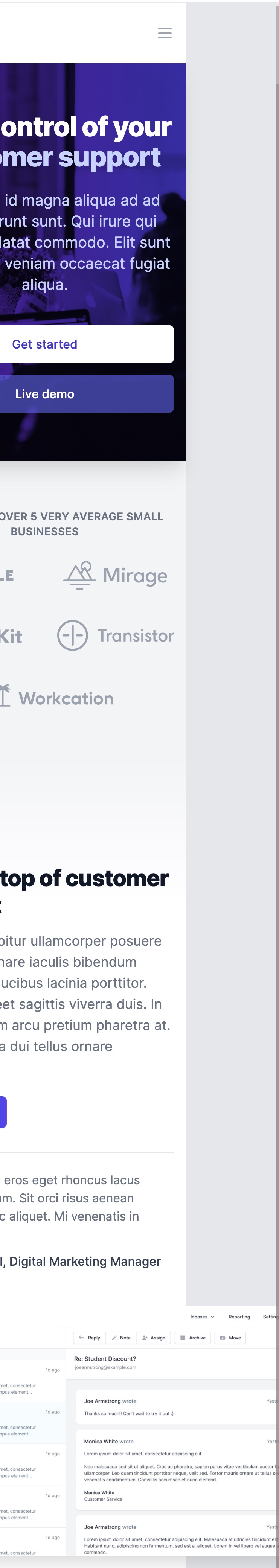 Overflow Needs Fixing In The Homepage Features Section · Issue 458 