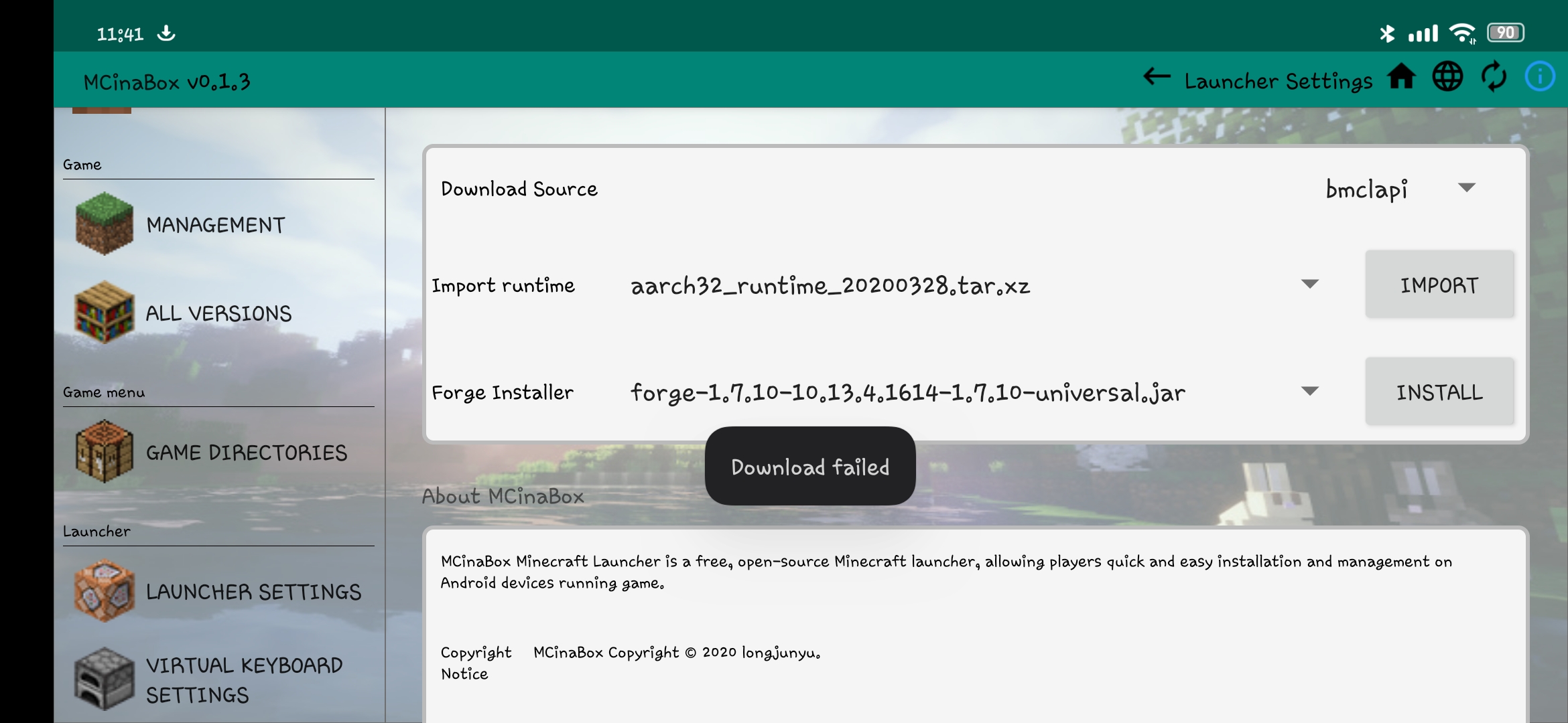 Unable to download forge · Issue #353 · AOF-Dev/MCinaBox · GitHub