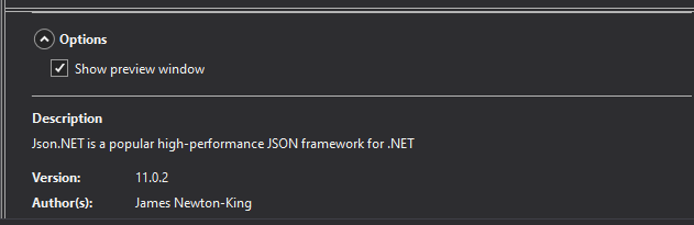 Show Preview Window Setting Minor Refactor Redesign · Issue 9491 · Nugethome · Github
