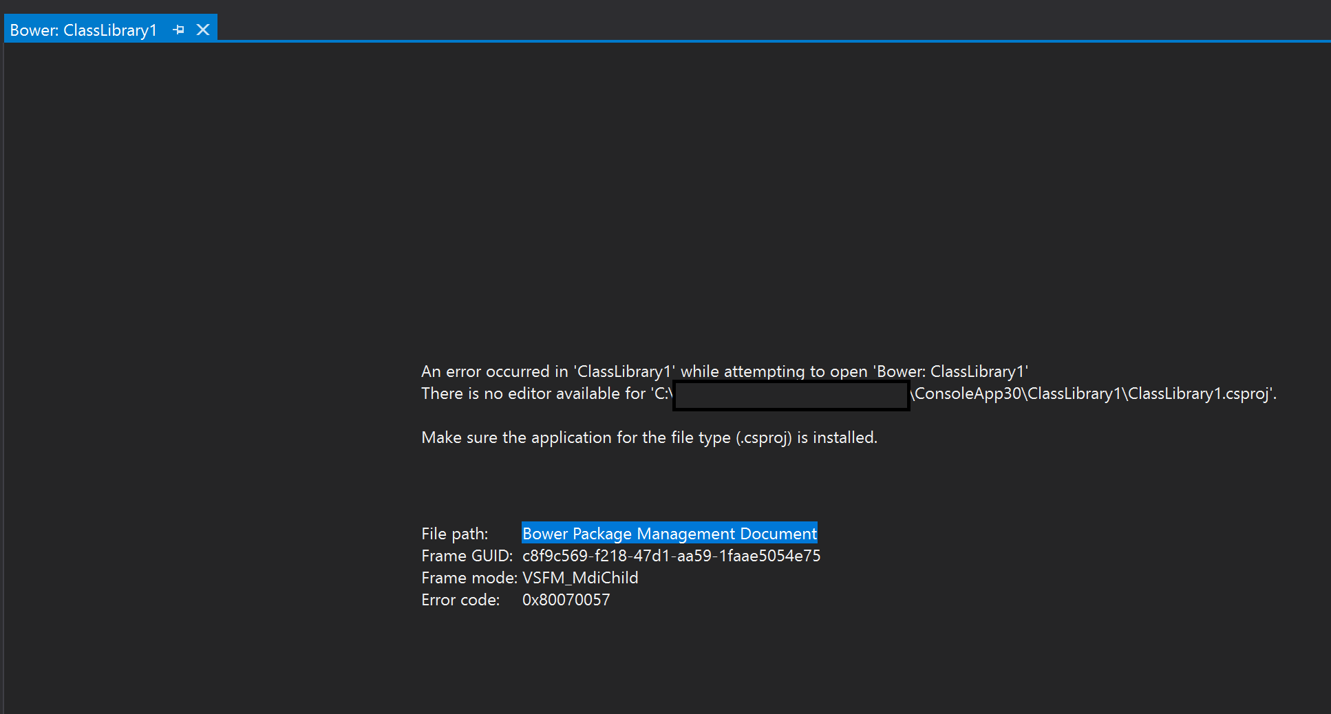 Bower Package Management Document Errors On Vs Reopen · Issue 27480 · Dotnetaspnetcore · Github