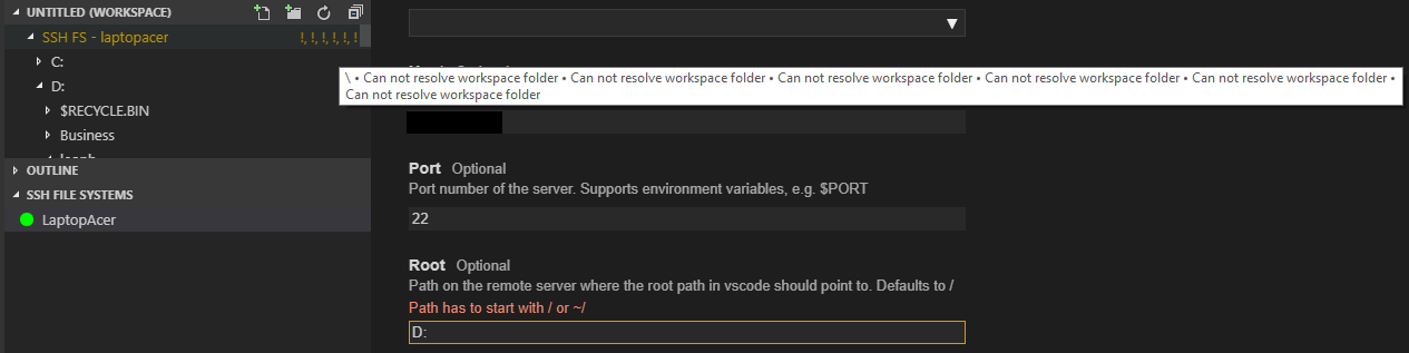 Remove Requirement For Root Ssh Under Windows · Issue 129 · Schoofskelvin Vscode Sshfs