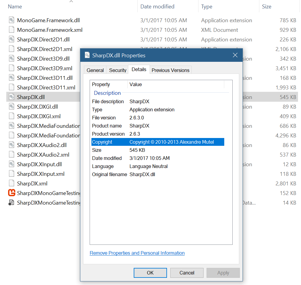 SharpDX library versions do not match what is referenced in source code. · Issue #6431 ...