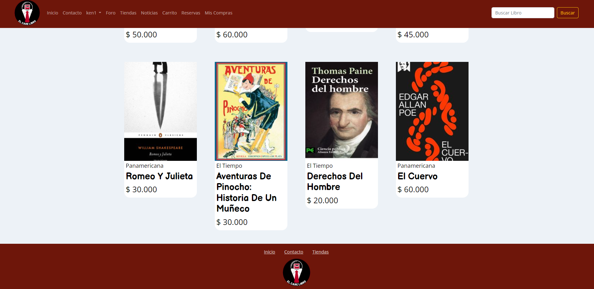 GitHub - Kenguan1/e-commerce-bookstore: project for the subject "Software Lab", we made use of ...