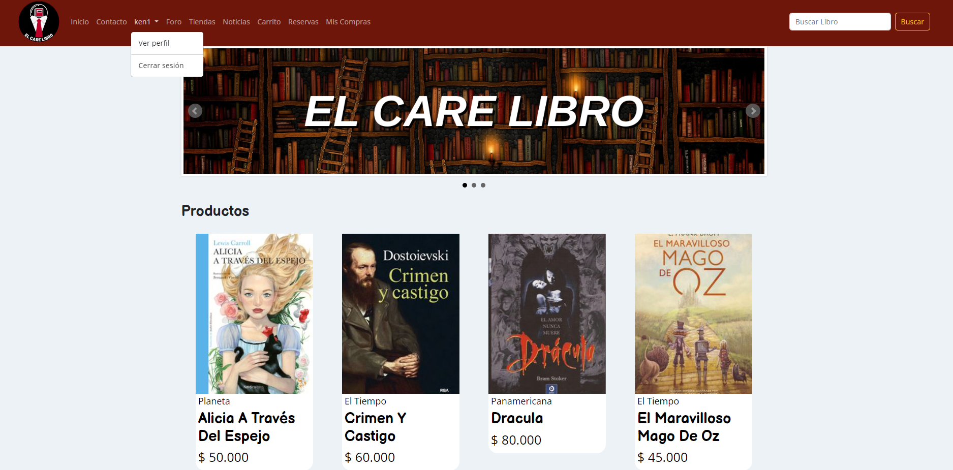 GitHub - Kenguan1/e-commerce-bookstore: project for the subject "Software Lab", we made use of ...