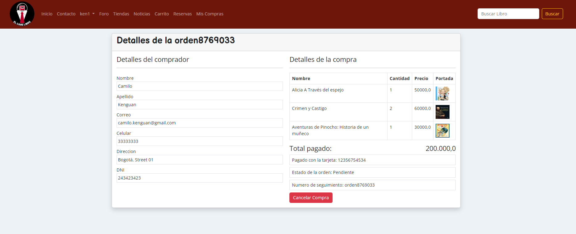 GitHub - Kenguan1/e-commerce-bookstore: project for the subject "Software Lab", we made use of ...