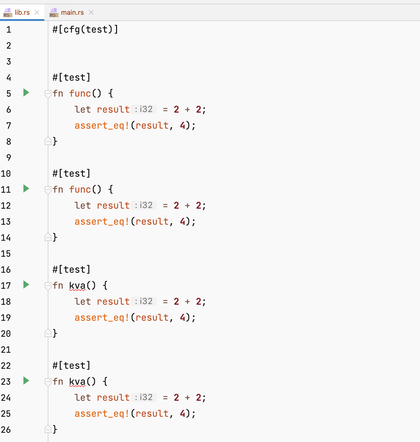 E0428 does not detected for functions marked as test · Issue #8409 ...