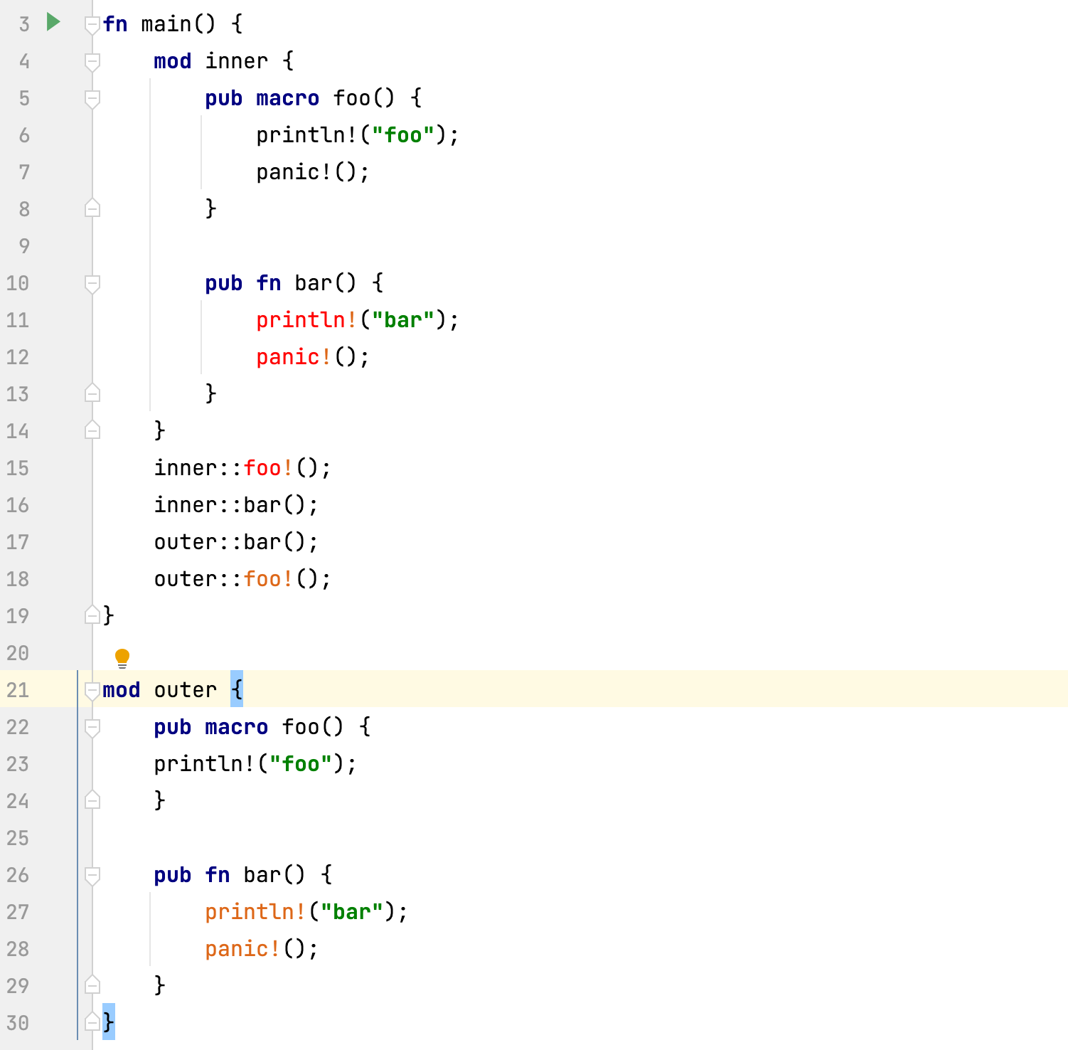 Regression: Local module doesn't see macros from std · Issue #8547 · intellij-rust/intellij-rust ...